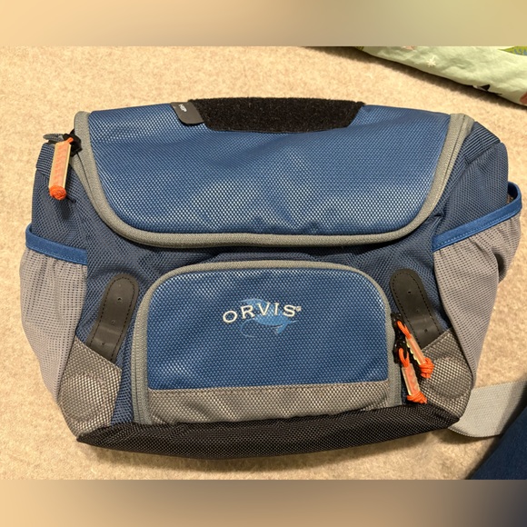 Orvis | Bags | Orvis Blue And Gray Fly Fishing Hip Pack | Poshmark